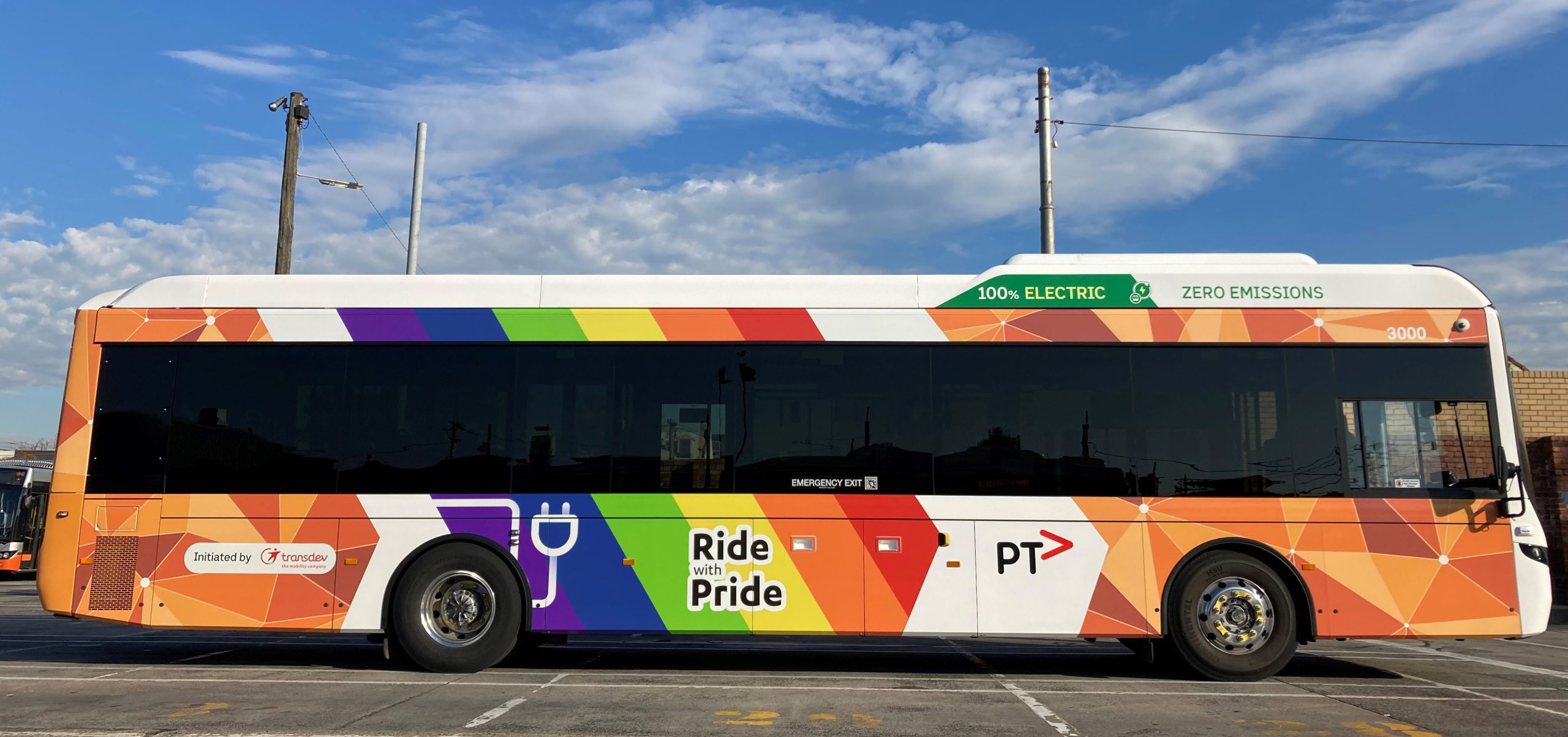 Transdev celebrates diversity with Pride-themed bus