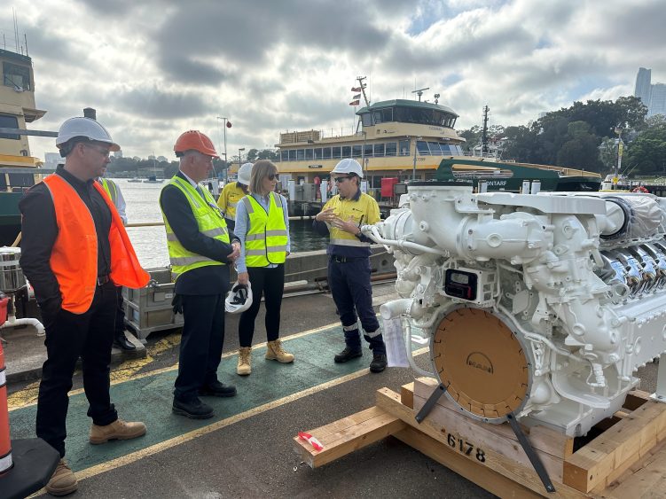 Sydney Ferry engine refits on track - Transdev Australasia